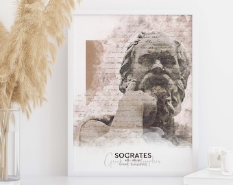 Greek Philosopher Pythagoras, Printable Wall Art, Greek Philosophy ...