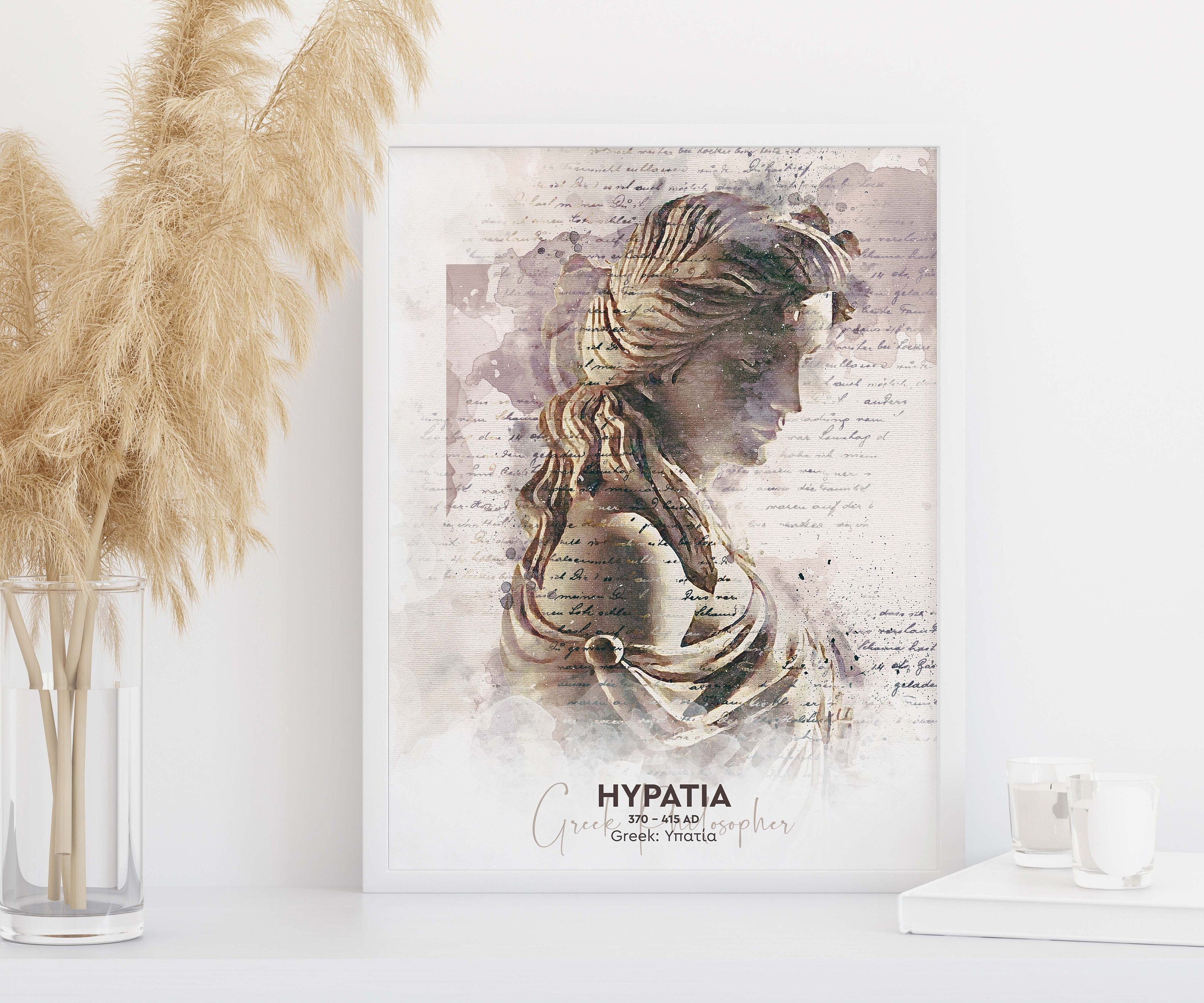 Hypatia of Alexandria, Astronomer and Philosopher Poster 【海外輸入】