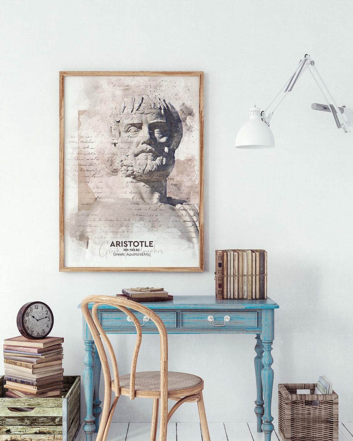 Greek Philosopher Aristotle, Printable Wall Art, Greek Philosophy ...