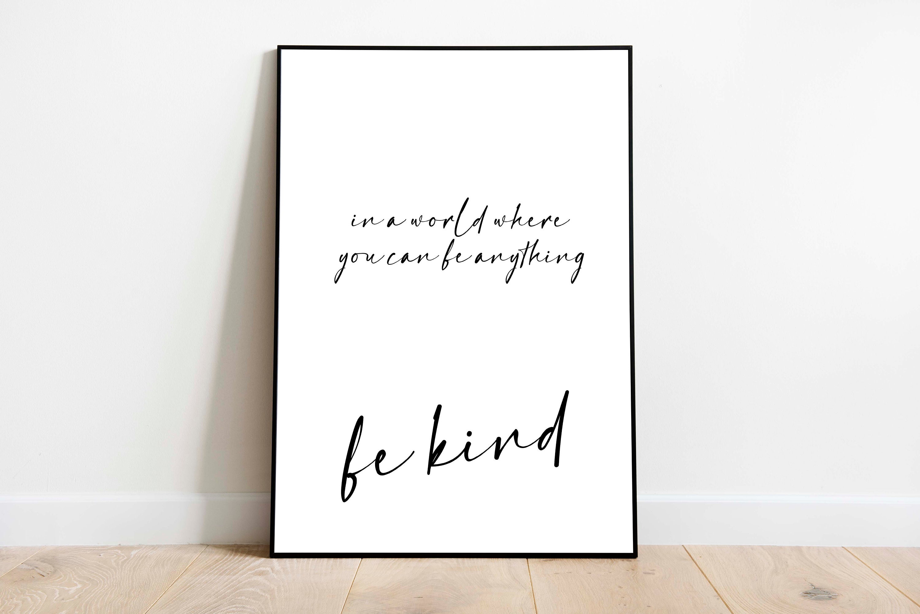 Be Kind Inspirational Quotes Instant Download Printable | Etsy