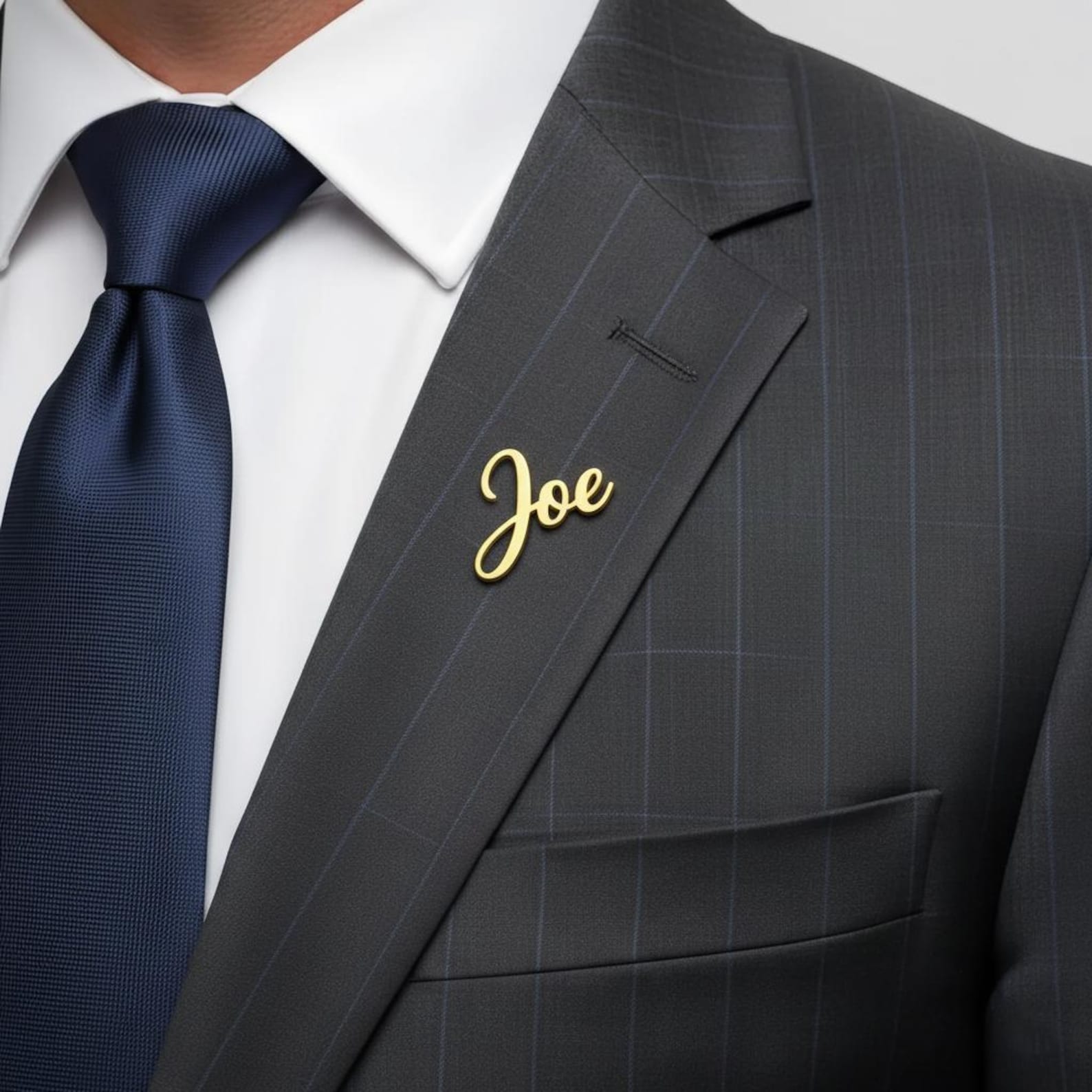 Personalized Brooch, Custom Name Tags, Initials Brooch, Monogram Dress ...