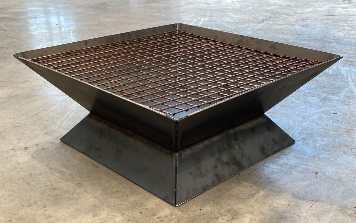 Mini Pyramid Fire Pit Handmade Fire Bowl Outdoor Patio - Etsy