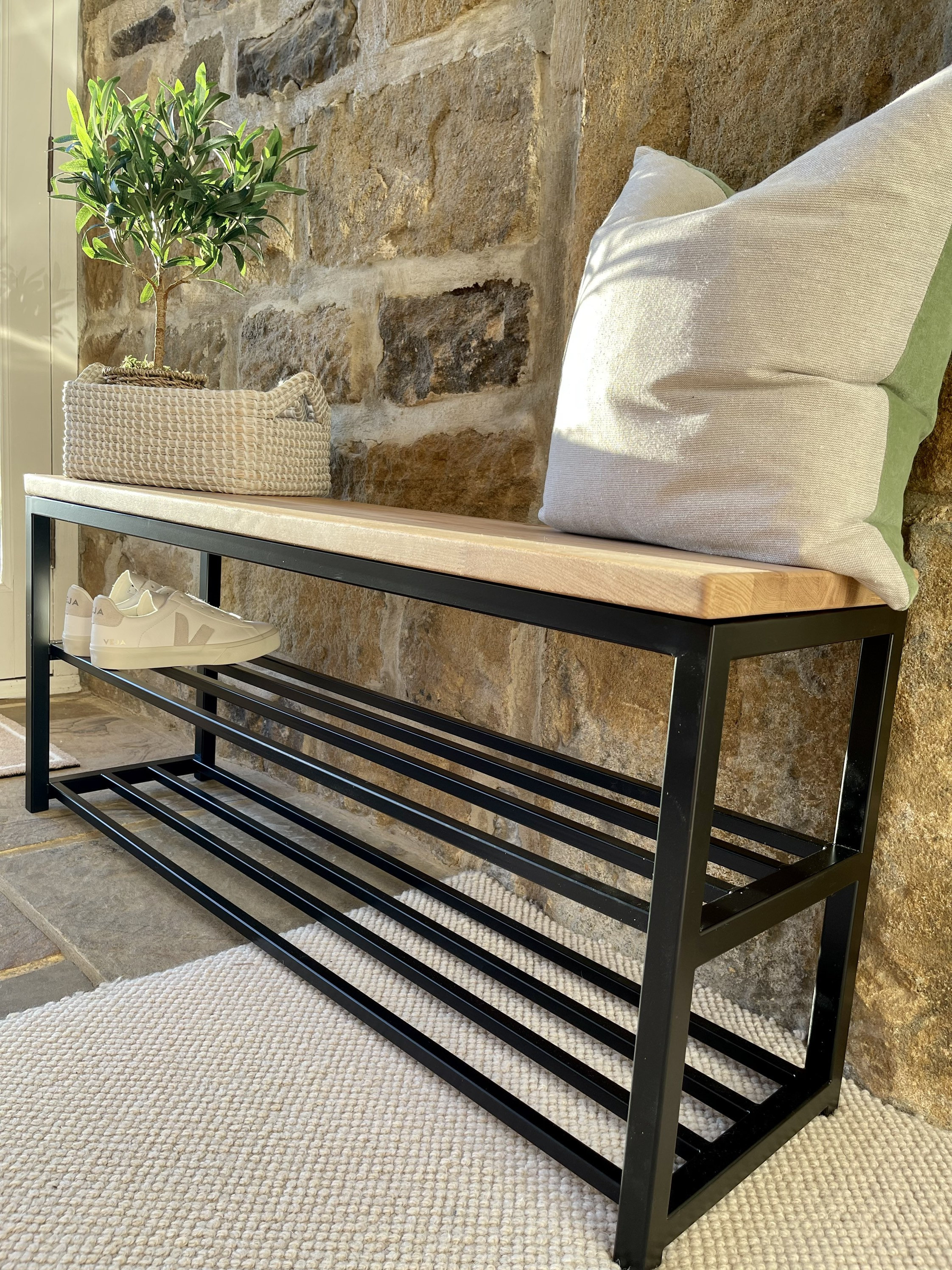 Hallway Boot Bench - Etsy