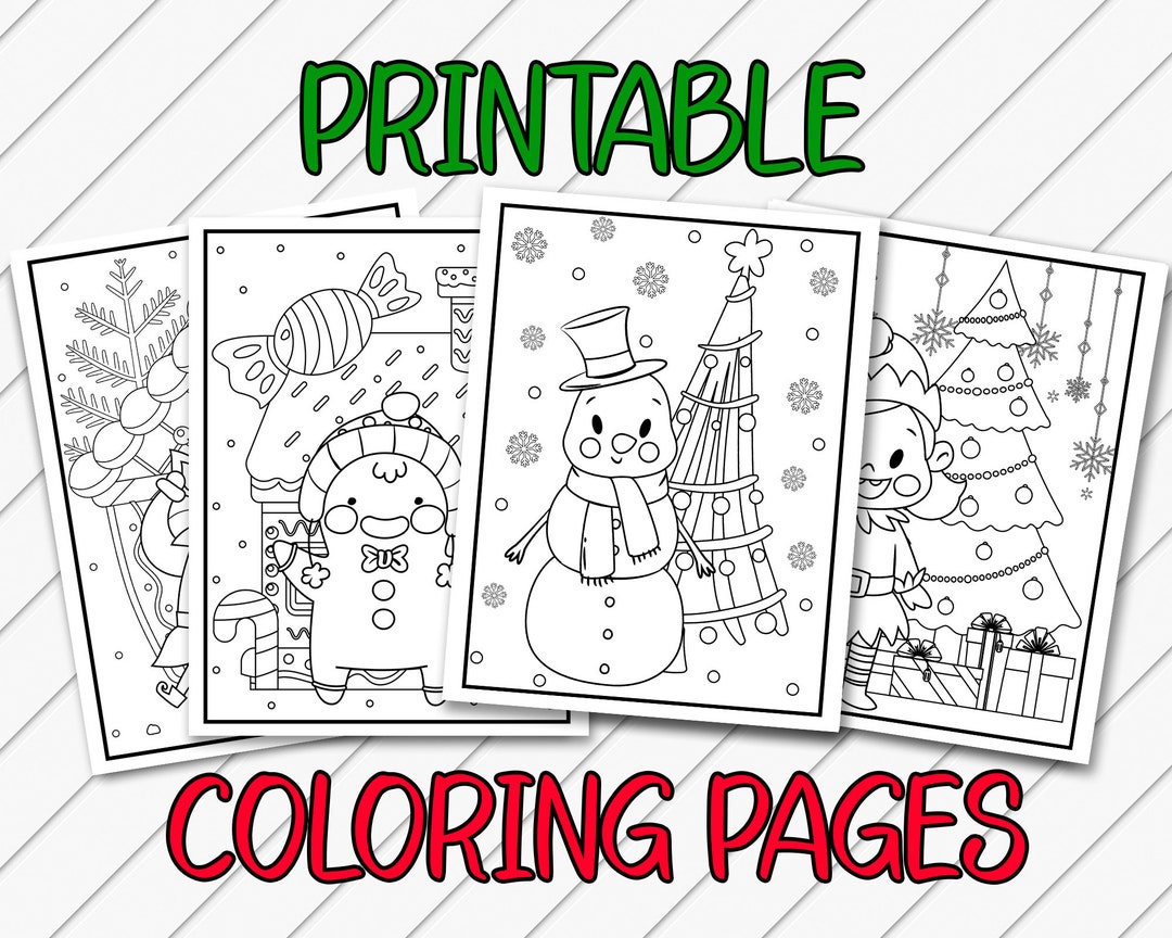 Christmas Coloring Pages, Printable Coloring Pages, Activities for Kids ...
