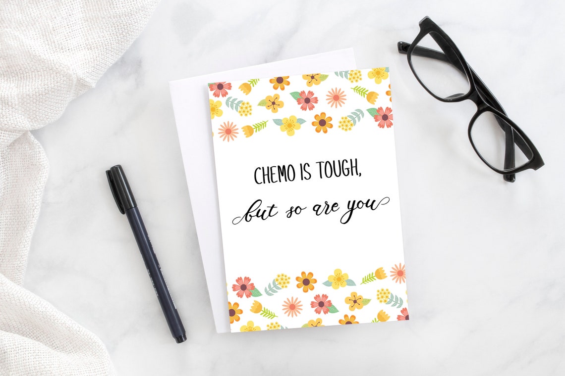 Chemo Card Chemotherapy, Get Well Soon Card, Printable Greeting Card ...