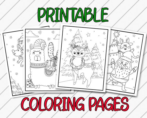 Christmas Time Coloring Pages