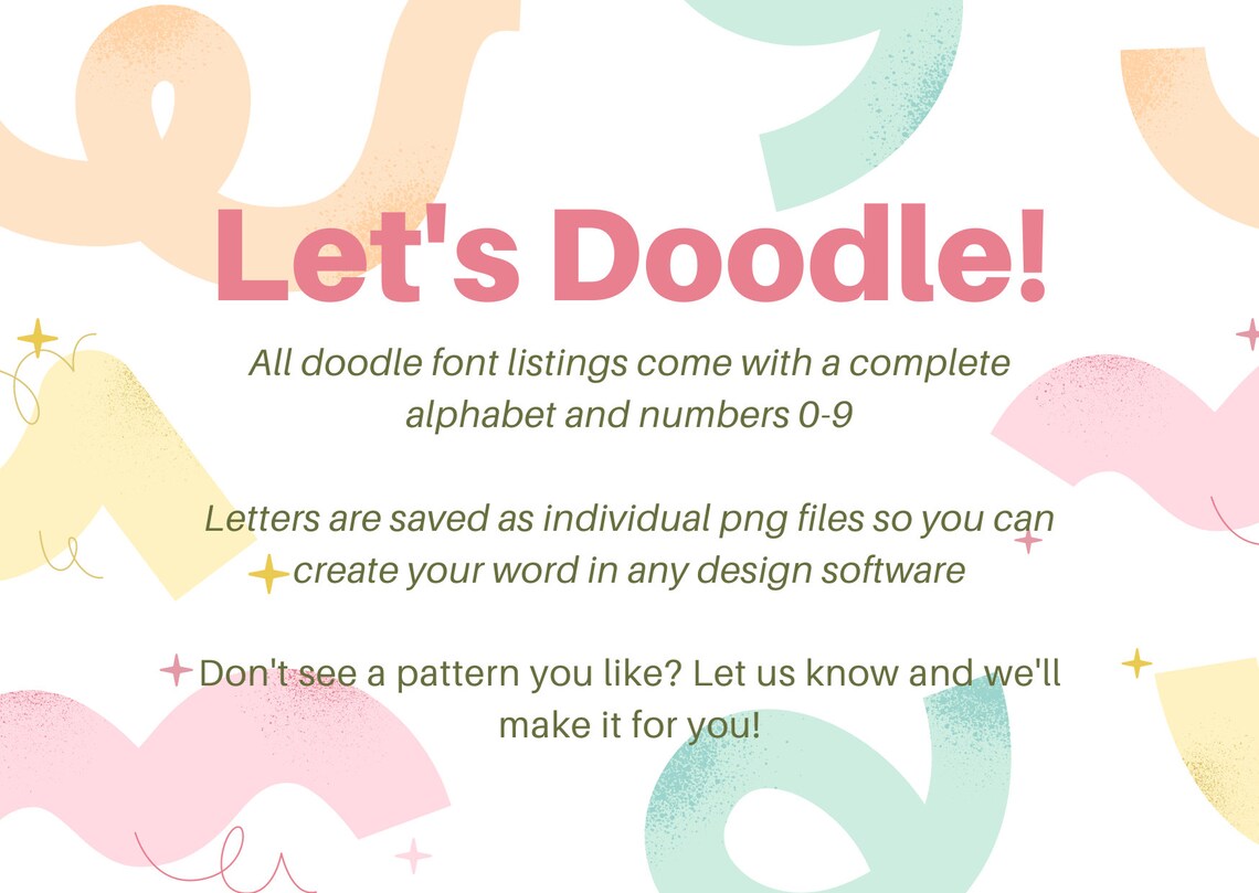 Autism Puzzle Piece Doodle Font Letters, Autism Awareness Doodle ...