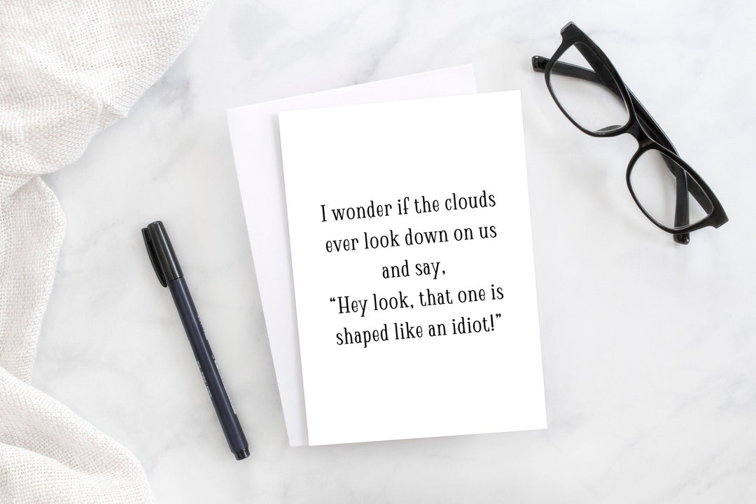 Sarcastic Greeting Cards, Funny Printable Cards, Instant Download ...