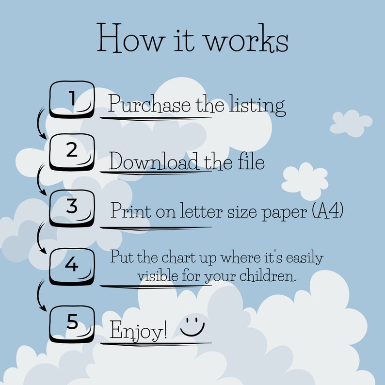 Printable Potty Training Chart, Reward Chart, Toddler Rewards Chart ...