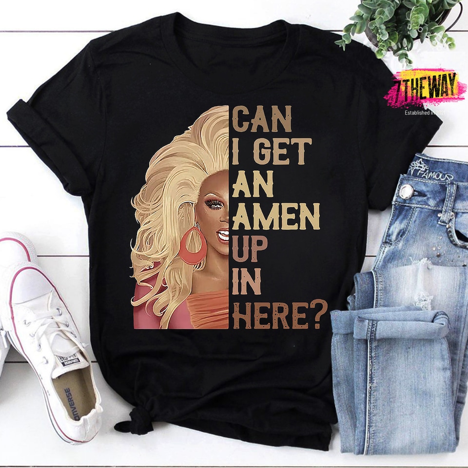 RuPaul's Drag Race Can I Get An Amen Up In Here Vintage T-Shirt ...
