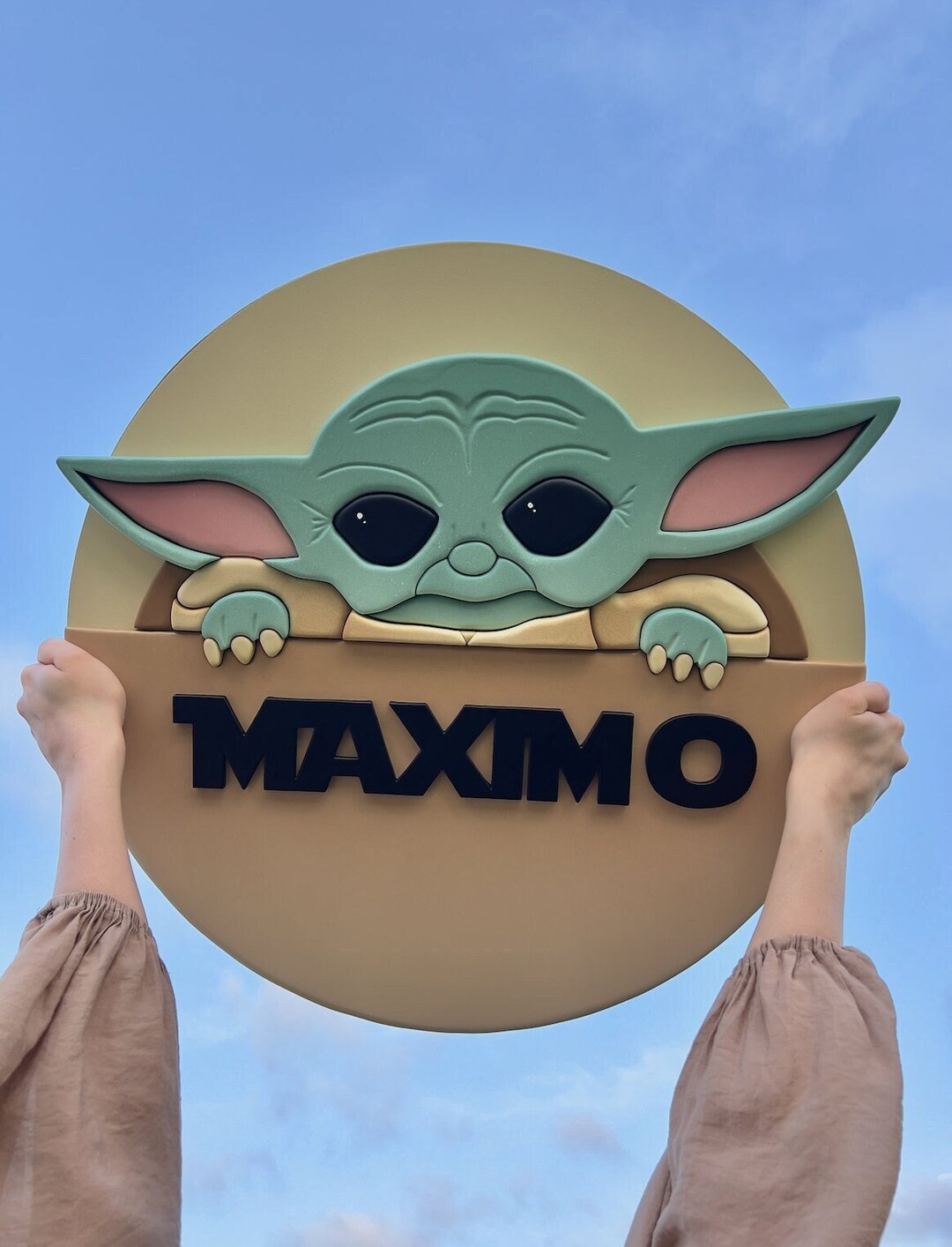 Grogu Star Wars Baby Nursery Sign Home Decor - Etsy