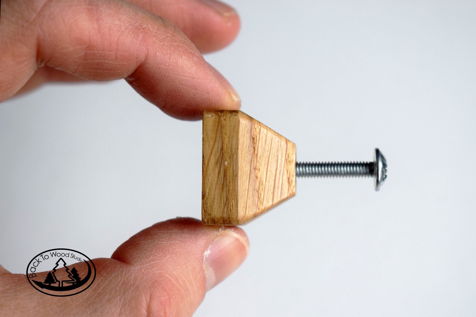 Small Wooden Square Handles Wood Drawer Knobs Oak Square - Etsy