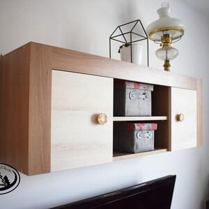 Wooden Round Handles, Engraved Futuristic Pattern, Wood Drawer Knobs ...