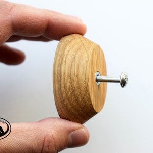 Wooden Oval Handles, Wood Engraving Pattern, Wood Drawer Knobs, Oak ...