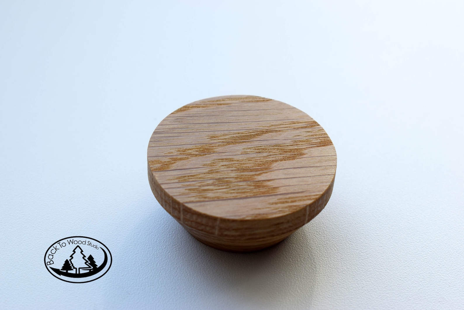 Wooden Round Handles Wood Drawer Knobs Oak Circle Handle - Etsy