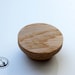 Wooden Round Handles, Wood Drawer Knobs, Oak Circle Handle, Wardrobe ...