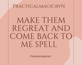 Come Back to Me Spell - Etsy