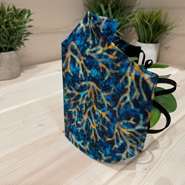 Coral Face Mask - Etsy