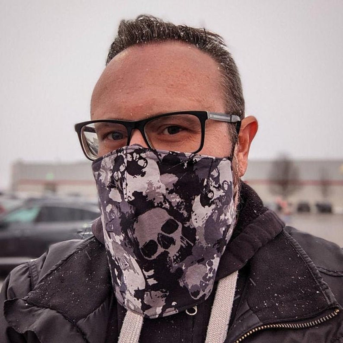 CUSTOM Beard Mask With Pouch for Beard. Reusable 3 Layer - Etsy Canada