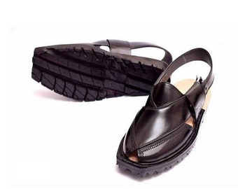 Premium Quality Handmade Peshawari Chappal Leather Men - Etsy