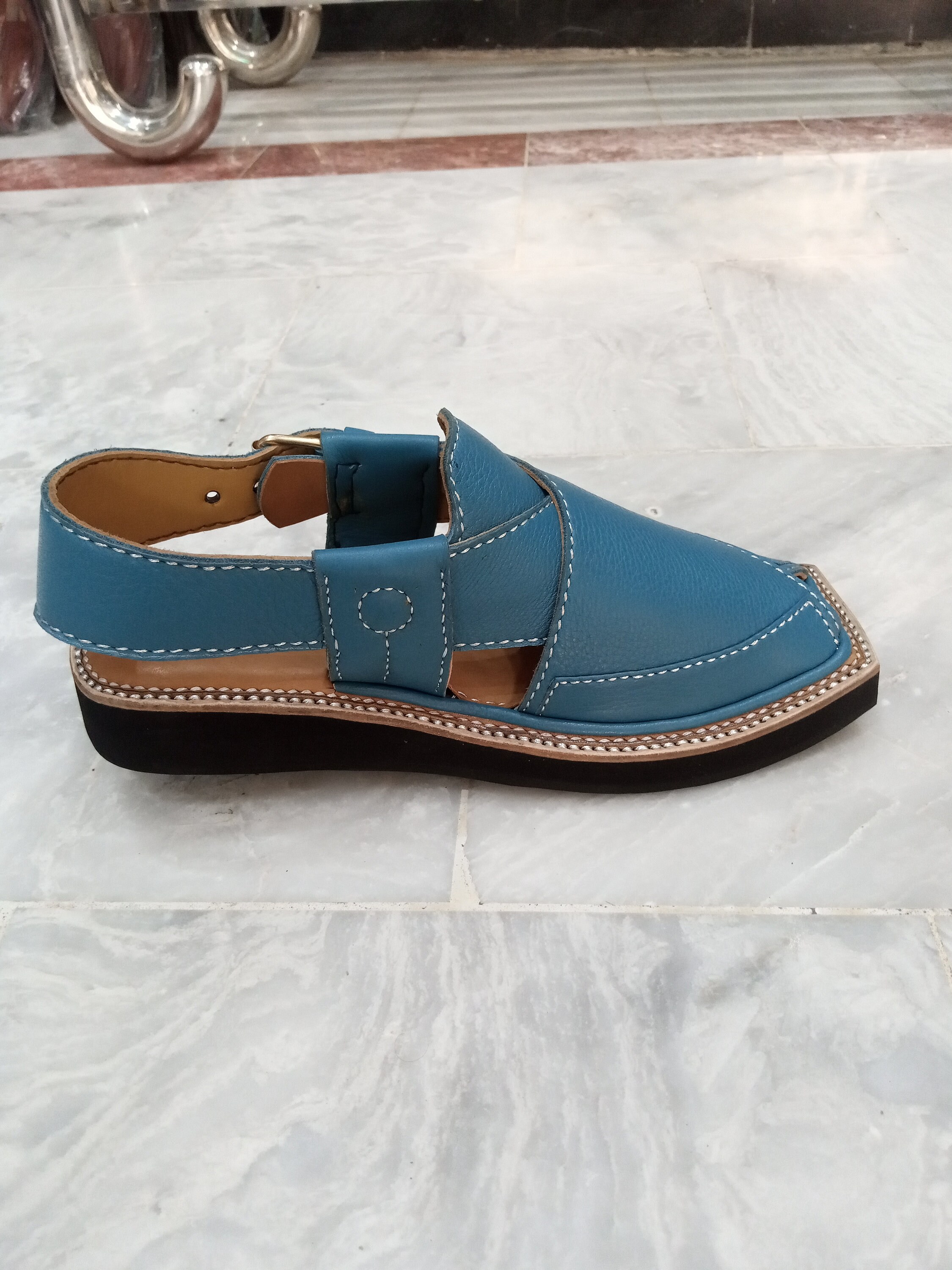 Kaptaan Sandals Mens Peshawari Chappal Stitched Shoes Boys Traditional ...