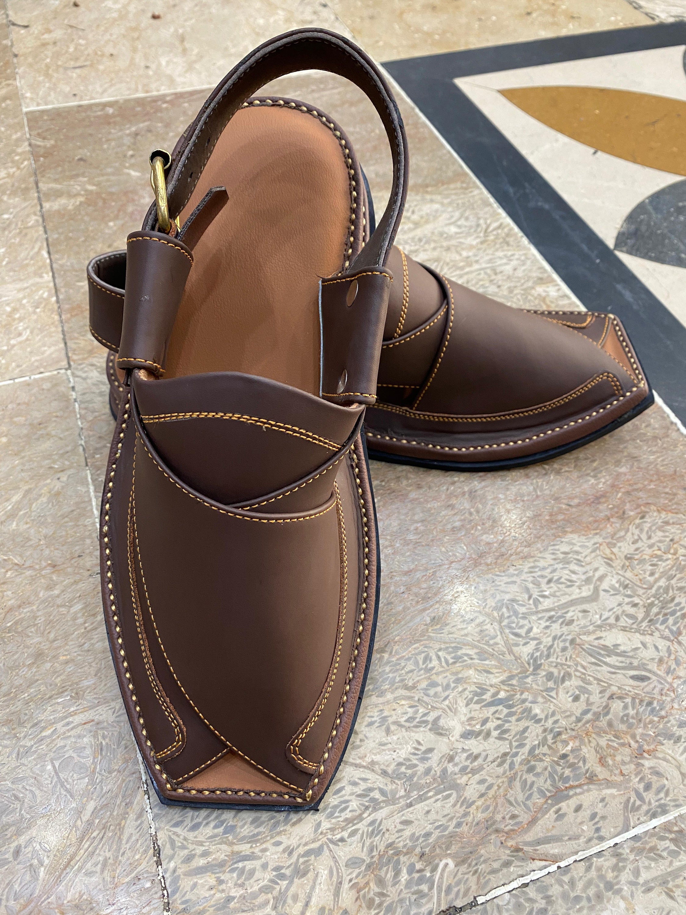 For American Cowboy Premium Quality Peshawari Pakistani Sandals for Men ...