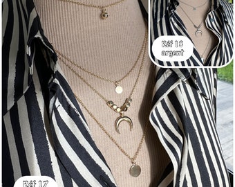 Colliers à plusieurs rangs - Etsy France