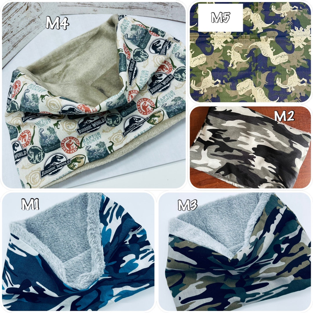 Children's Snood Military Pattern Children's Neck - Etsy