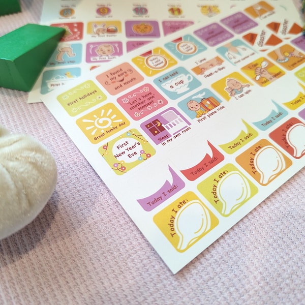 Baby Girl Stickers - Etsy