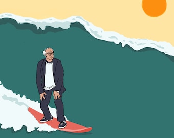 Larry David Wall Art - Etsy