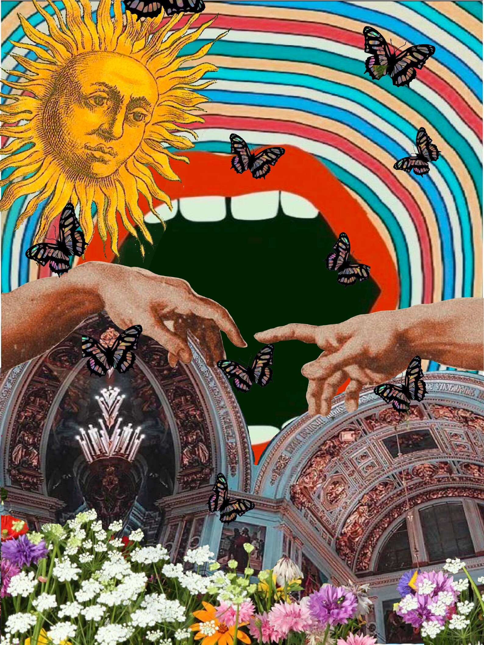 Catholic Fever Dream - Collage Art Print - Etsy