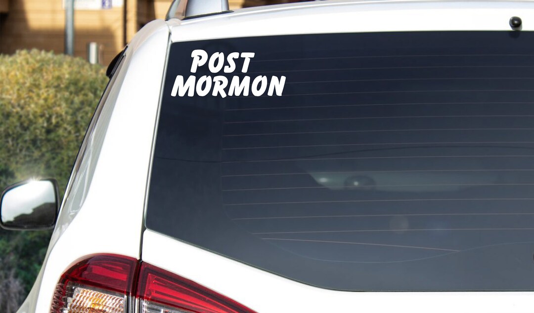 4 Post Mormon Decal Exmormon Permanent Vinyl - Etsy