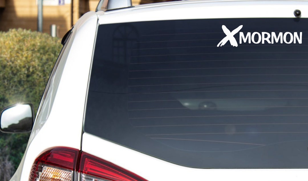 X Mormon Decal Exmormon Permanent Vinyl - Etsy