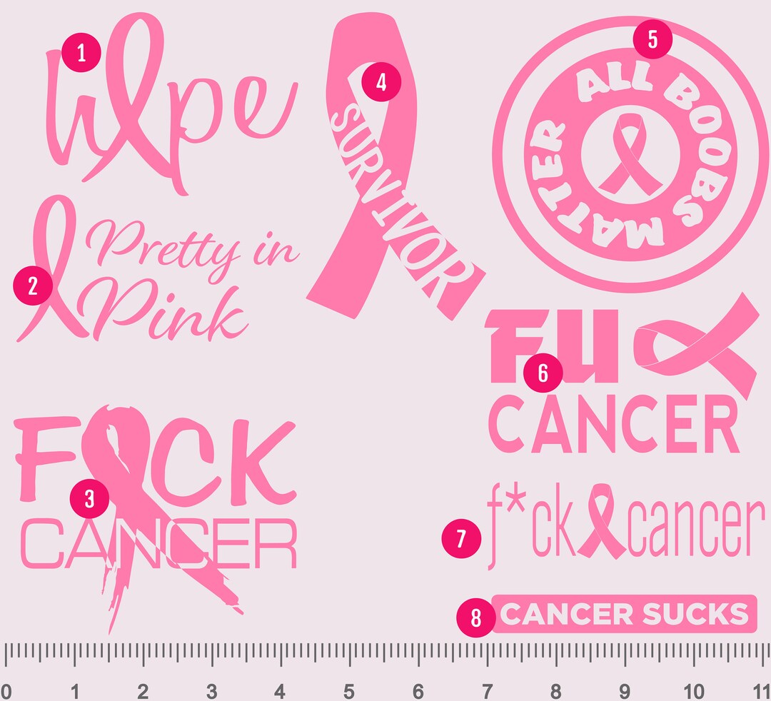 Fck Cancer Decals - Etsy