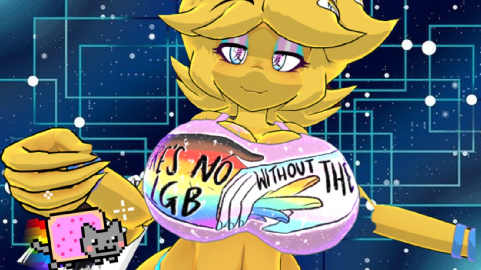 Trans Chiku TEXTURE for Vrchat Fnia Avatar - Etsy