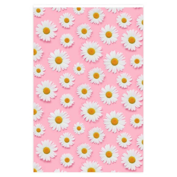 Daisy Wrapping Paper 24 36 90 GSM fine art | Etsy