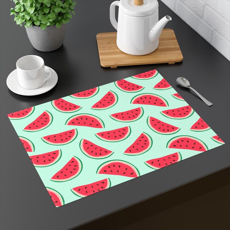 Watermelon Placemats - Etsy