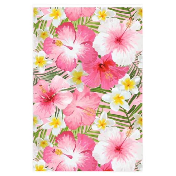 Tropical Wrapping Paper 24 36 90 GSM Fine | Etsy