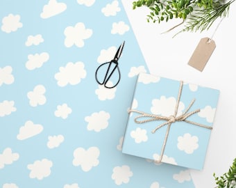 Blue Wrapping Paper - Etsy