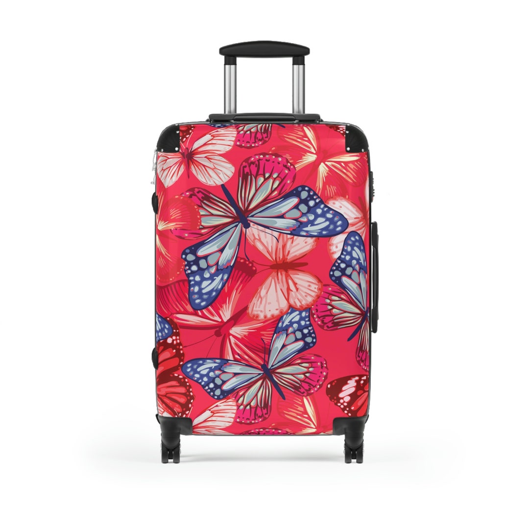 Butterfly Suitcase Comes in Small and Medium Size - Etsy