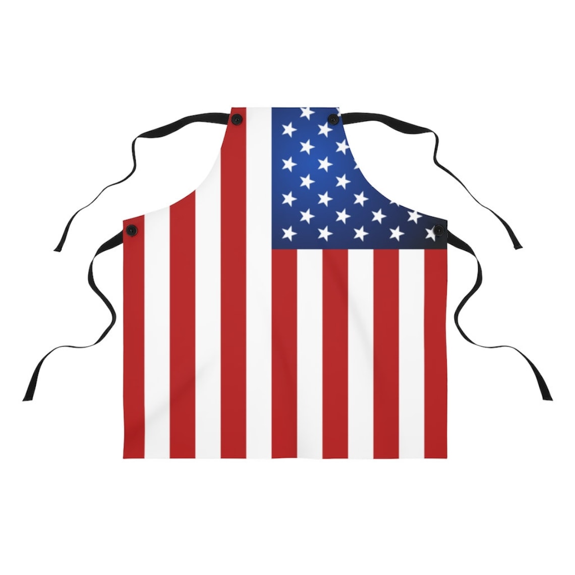 American Flag Apron, 4th of July, Patriotic, Bar-b-q Apron, Lightweight ...