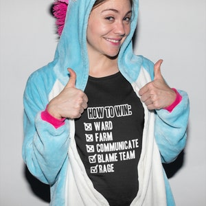 League Gamer Tshirt How to Win Meme Video Game Apparel - Etsy UK
