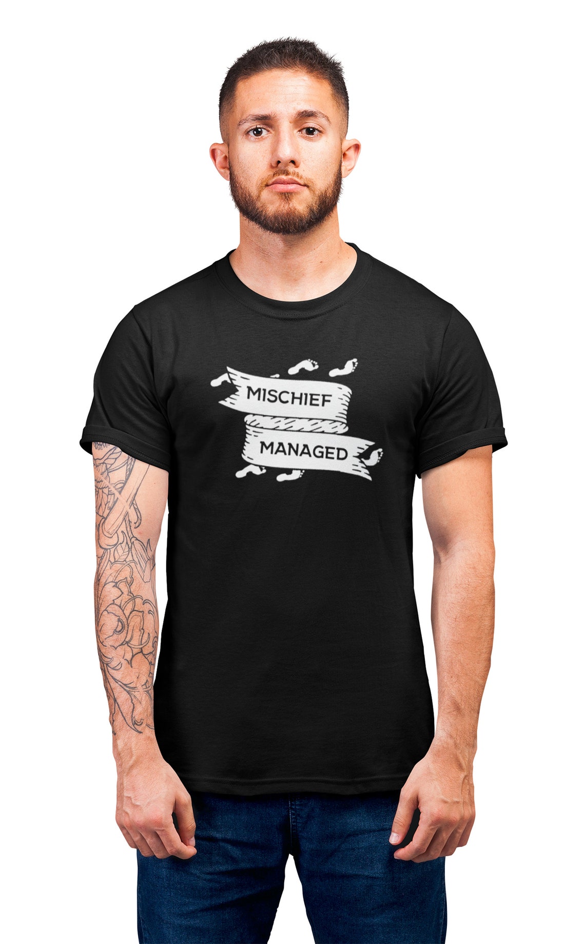 Movie Book Tshirt Mischief Managed Film Novel Inspired - Etsy UK