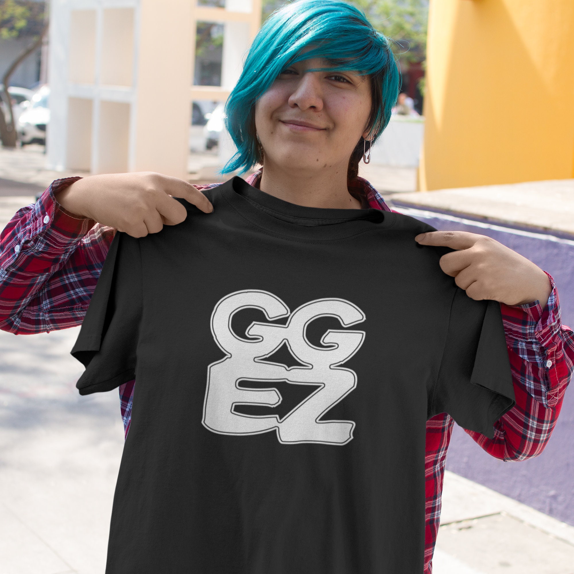League Gamer TShirt GG EZ Meme Vêtements de jeu vidéo - Etsy France