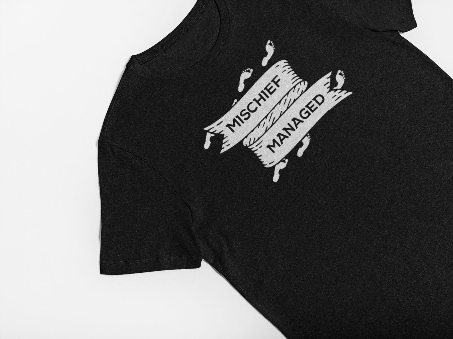 Movie Book Tshirt Mischief Managed Film Novel Inspired - Etsy UK