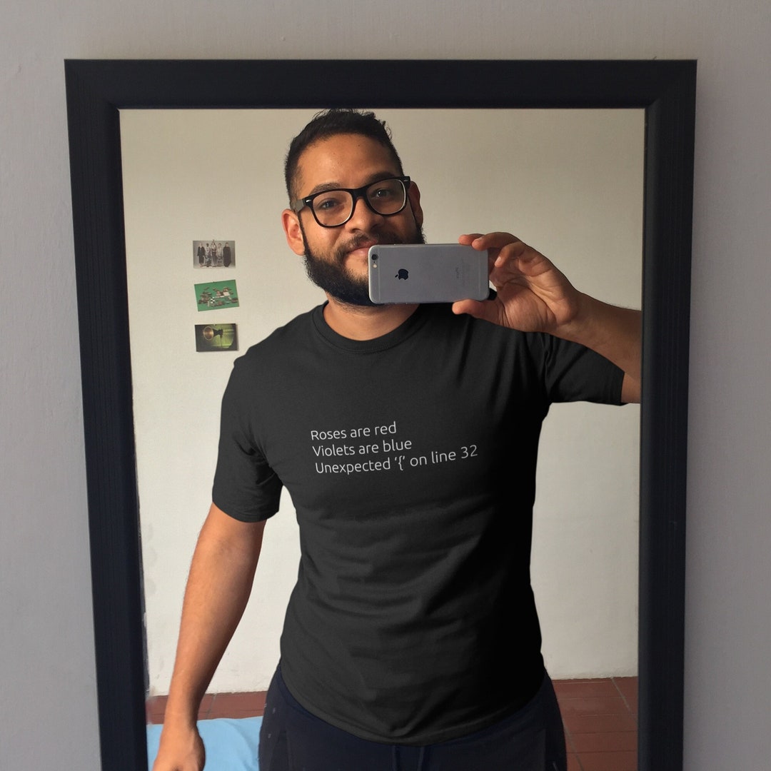 Funny Programmer Tshirt Unexpected on Line 32 Coding Meme Programming ...