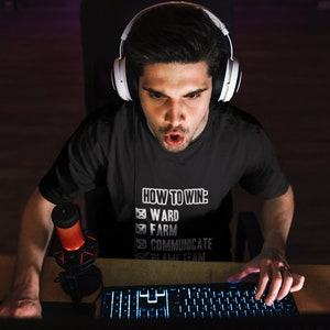 League Gamer Tshirt How to Win Meme Video Game Apparel - Etsy UK
