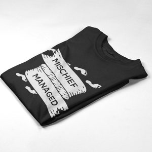 Movie Book Tshirt Mischief Managed Film Novel Inspired Clothing - Etsy UK