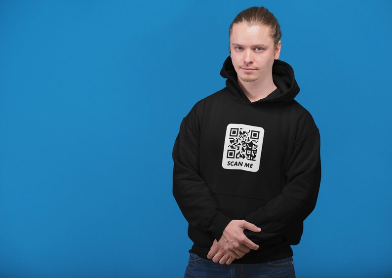 Rickroll Trolling Hoodie Rickrolling QR Code Link Funny Prank - Etsy UK