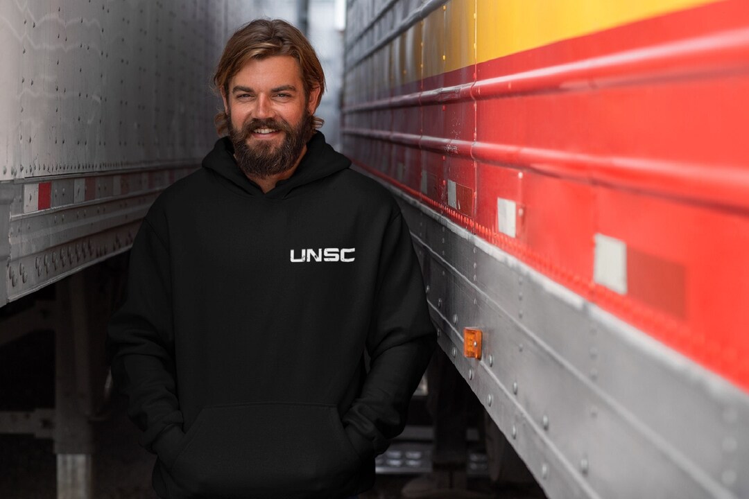 Scifi Game Hoodie UNSC Science Fiction Classic Video Gamer Sci Fi ...